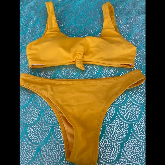 Swim | Yellow 2pc Bikini S Perfect For Suntanning At Pool Or Beaches ...